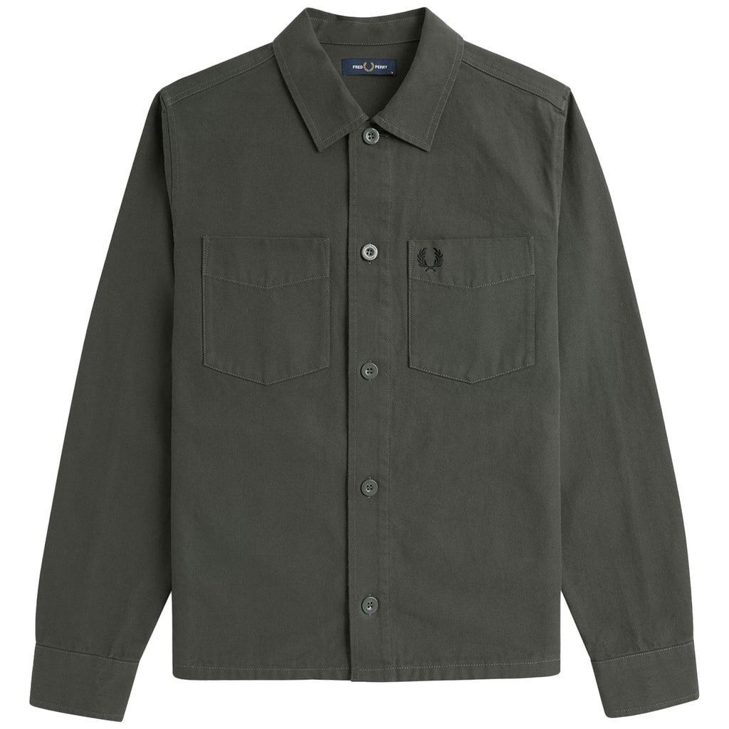Fred Perry Canvas Overshirt for Men | Arena Menswear